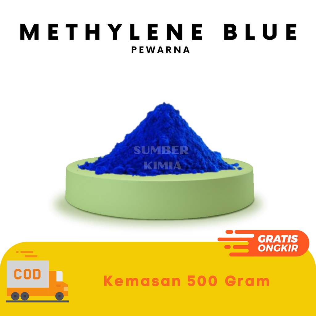 Jual Metheline Blue / Methylene Blue / Pewarna Biru Roha Kemasan 500 ...