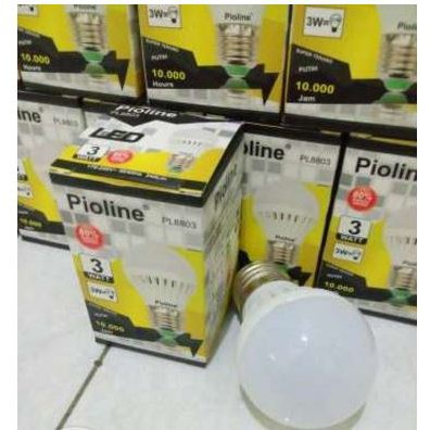 Jual Lampu LED 3W Murah PIOLINE, Lampu Hemat Energi Hingga 80%*New ...