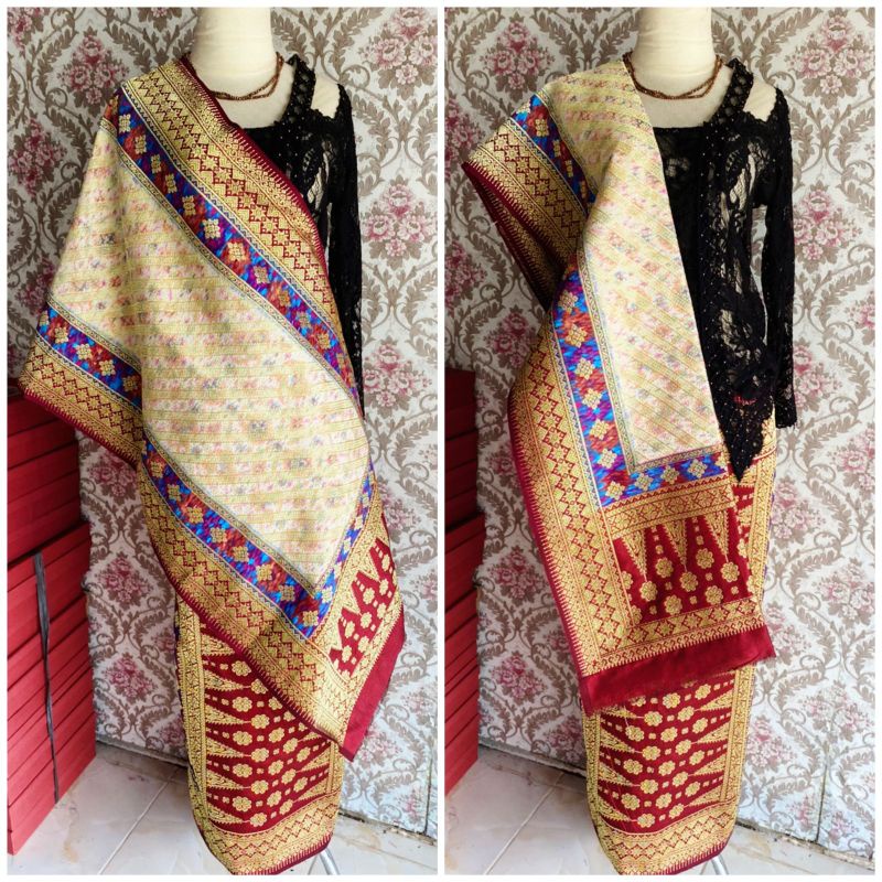 Jual Songket Lepus Limar 3 Negeri Ori Sutra Ulat | Shopee Indonesia