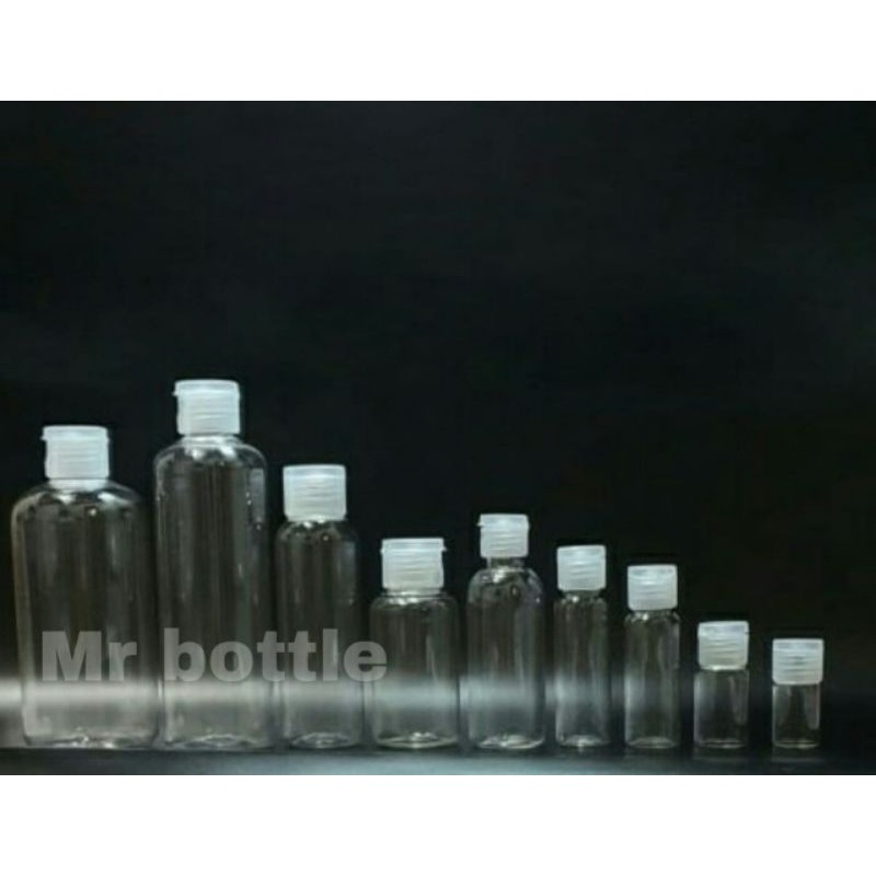 Jual Botol + Tutup Fliptop 5ml 10ml 20ml 30ml 40ml 60ml 100ml 250ml 300ml 500ml | Shopee Indonesia