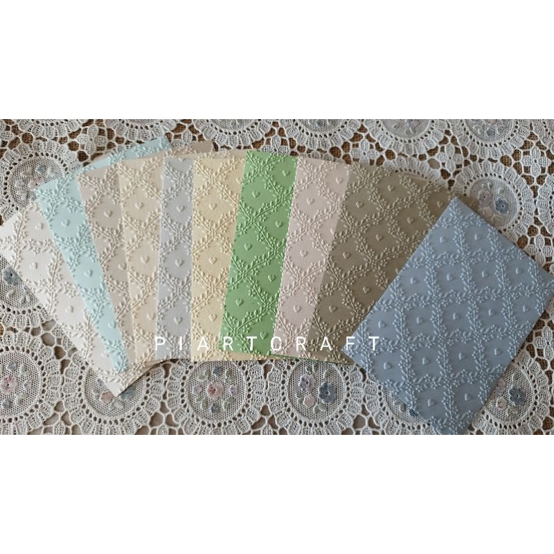 Jual Kertas background emboss (3) - DIY Scrapbook / journal / kartu ...