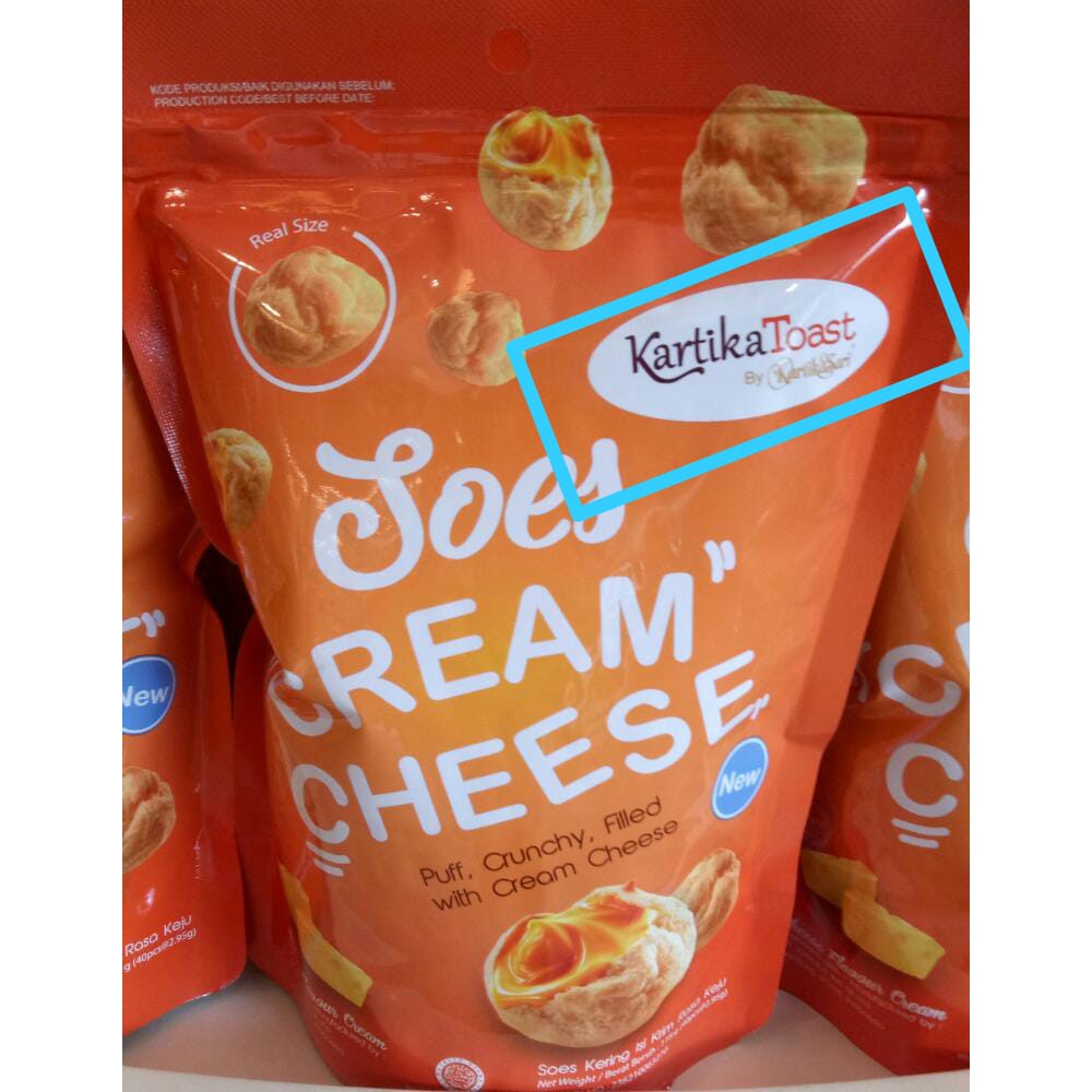 Jual READY JAKARTA 10 JAN 2026 - SOES CREAM CHEESE POUCH SNACK KARTIKA ...