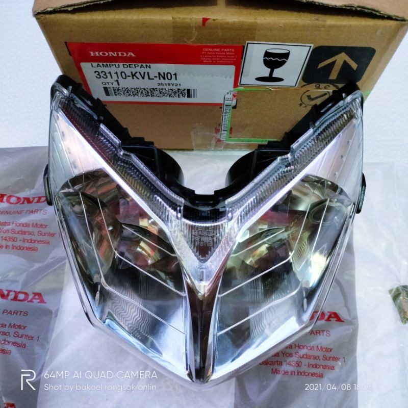 Jual reflektor Honda Supra x 125 lampu depan Supra x 125 headlight unit ...