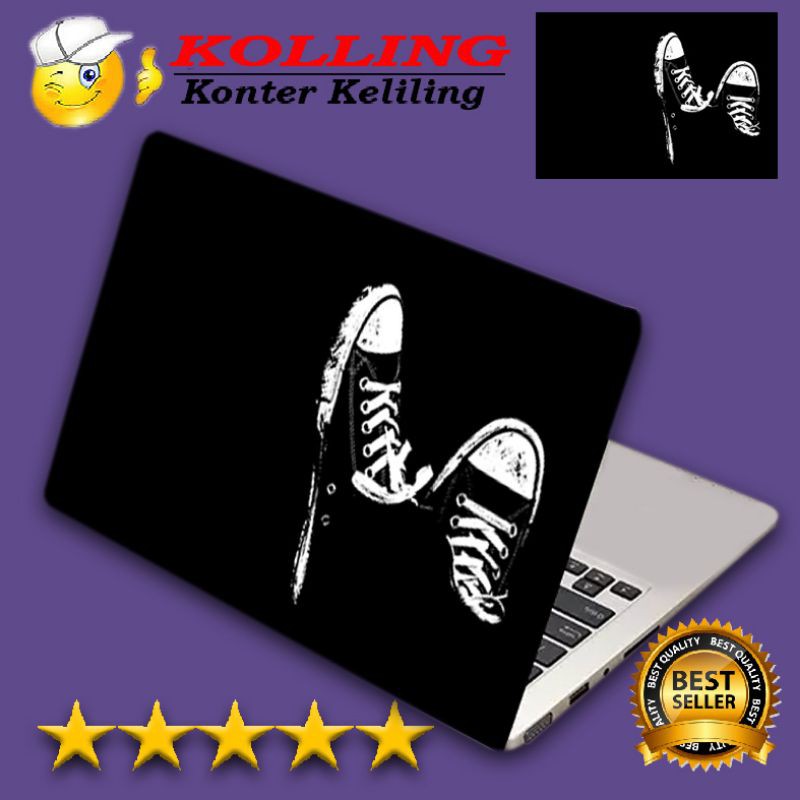Jual Garskin Laptop logo art converse classic Skin Laptop Stiker Laptop ...