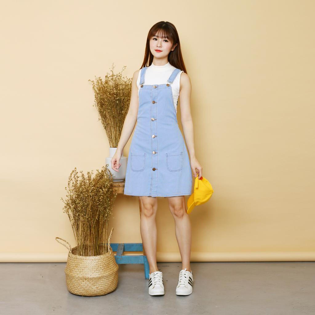 Jual GFS TBM JULIA OVERALL JEANS | Shopee Indonesia