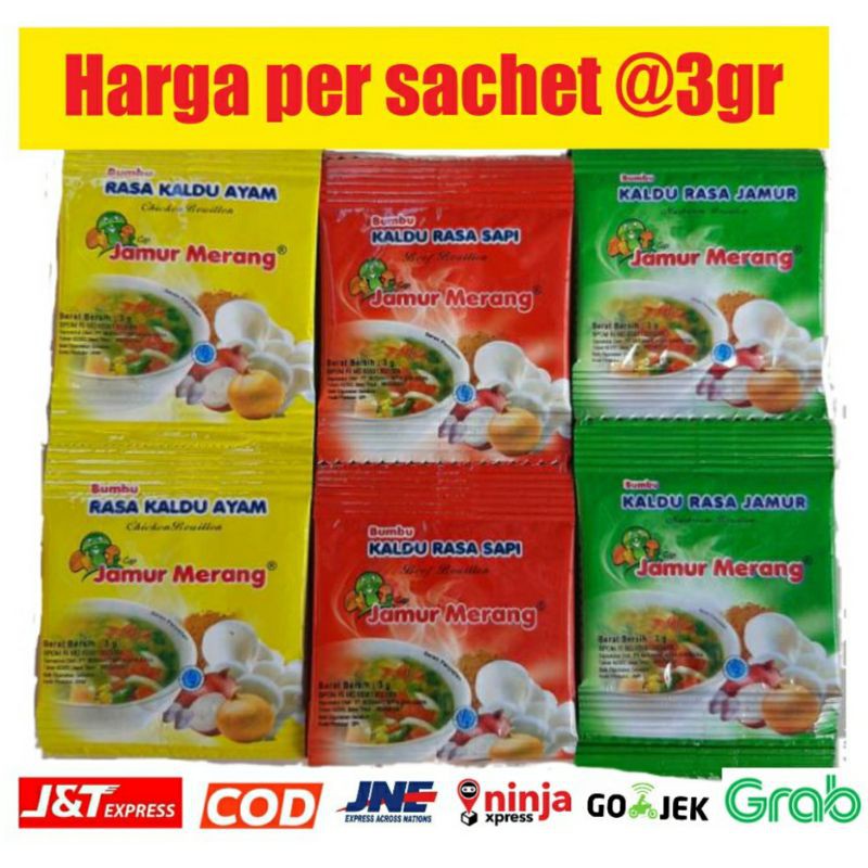 Jual kaldu jamur merang 3gr tanpa MSG sachet harga per SACHET | Shopee ...