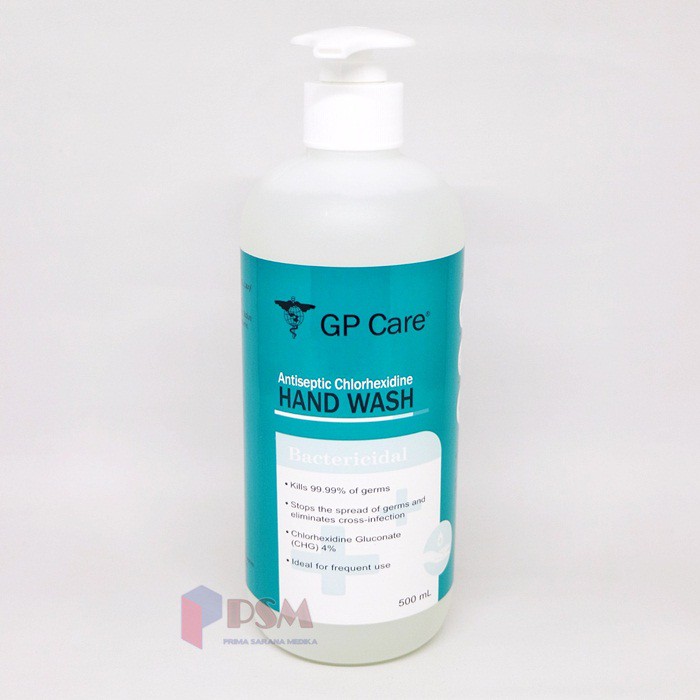 Jual GP Care Hand Wash Scrub 4% Chlorhexidine 500ml / Onescrub ...