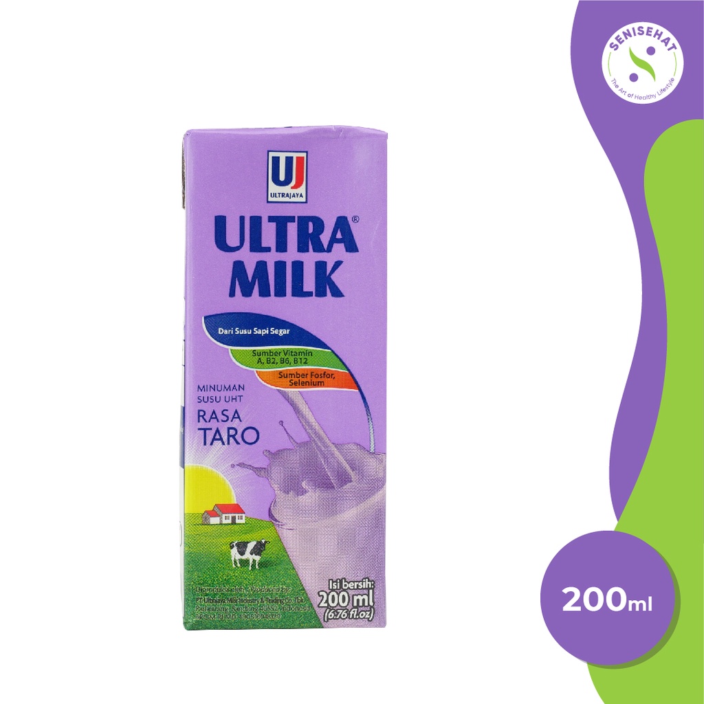 Jual Susu ULTRA MILK Taro 200 ml | Susu UHT Rasa Taro/Senisehat ...