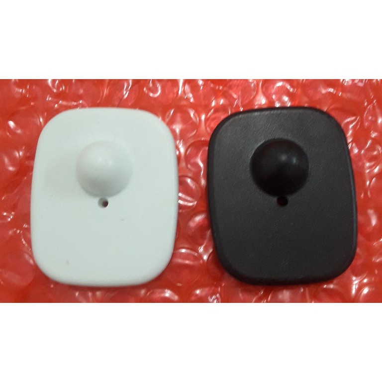 Jual 100 pcs Square Hard Tag Sensor alarm RF 8.2 mhz utk proteksi ...