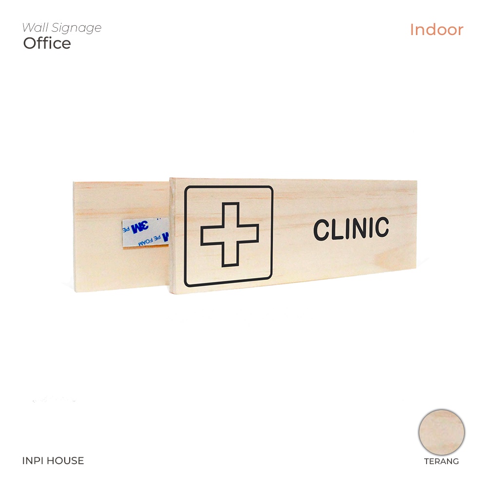 Jual sign system clinic - papan penanda ruang klinik - wall signage ...