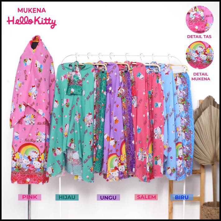 Jual Mukena Bali Anak Hello Kitty Size M Untuk Anak 6 Tahun Sampai 8 ...