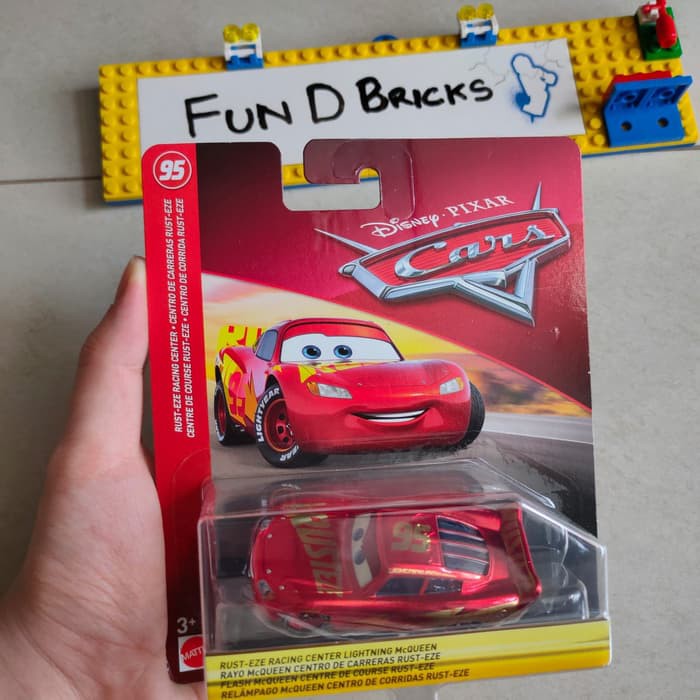 Jual Mattel Cars Rusteze Rust Eze Racing Center Mcqueen Gold | Shopee ...