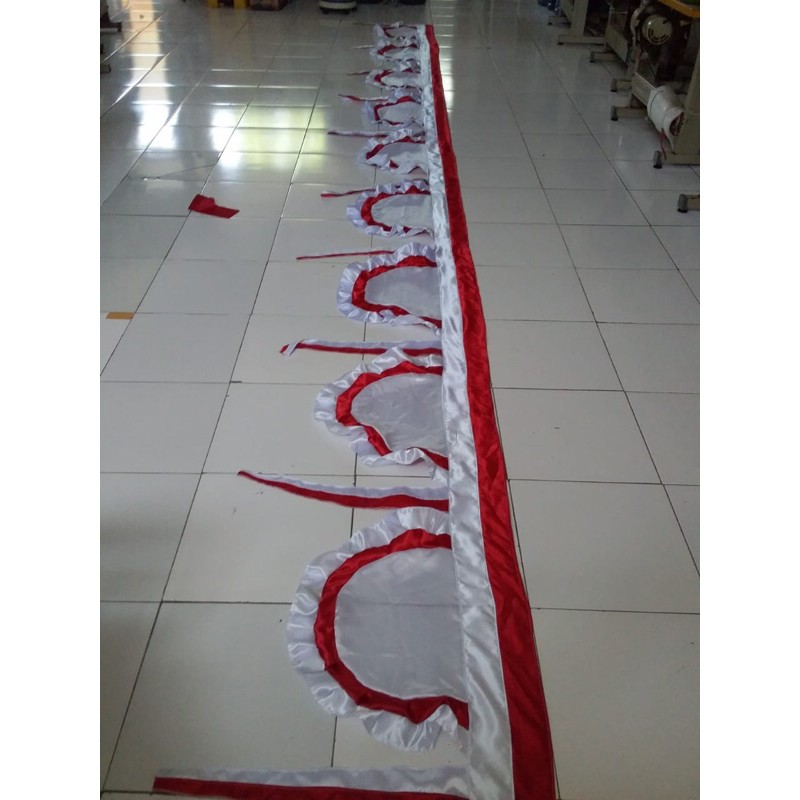 Jual Bendera merah putih lengkungan polos Permeter | Shopee Indonesia