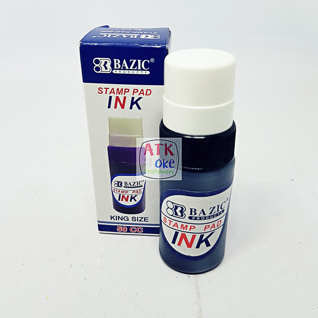 Jual Tinta Stamp Bazic 50 cc Hitam | Shopee Indonesia