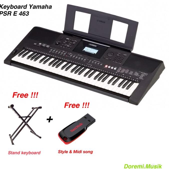 Jual Keyboard PSR E 463 Yamaha Original Resmi | Shopee Indonesia