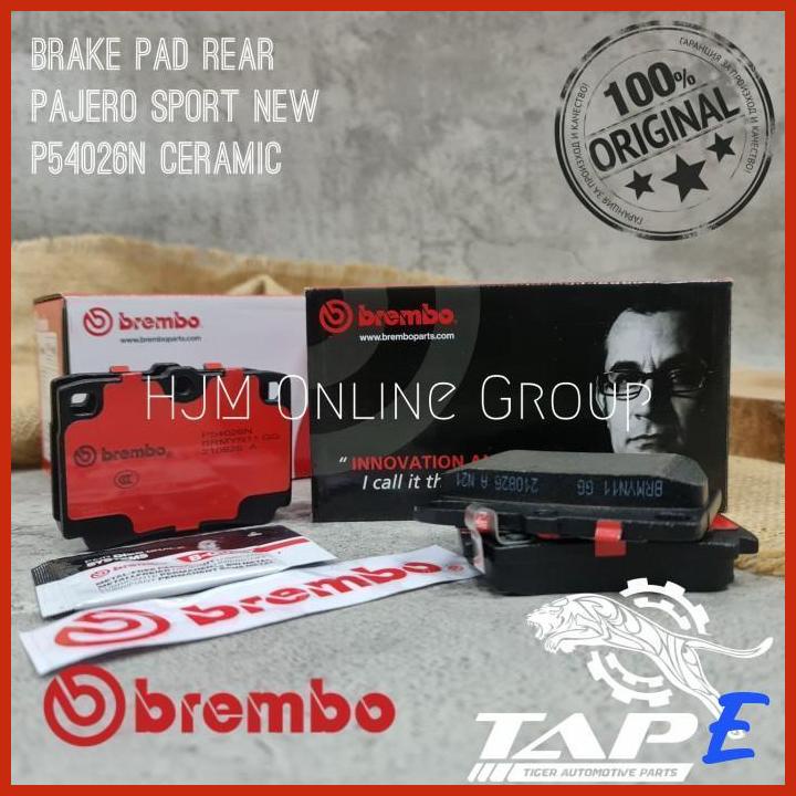 Jual BRAKE DISC PAD KAMPAS REM BELAKANG PAJERO SPORT NEW BREMBO ORIGINAL | Shopee Indonesia