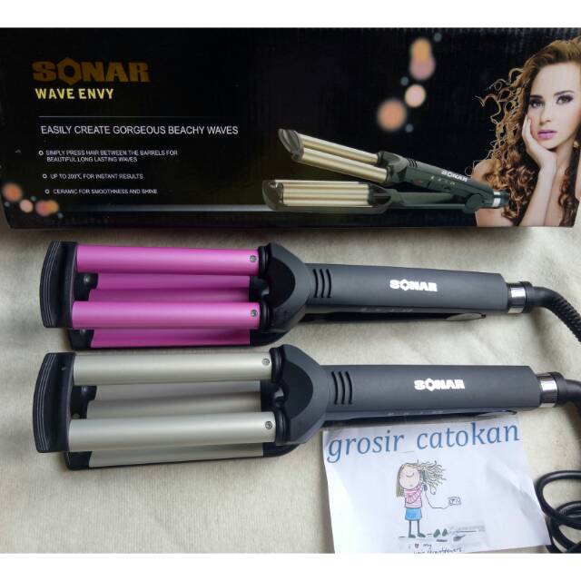Jual Catok Professional Wave Envy Styler Sonar SN-2022 | Shopee Indonesia