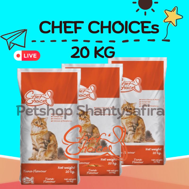 Jual CHEFs CHOICES TUNA 20 KG CHEF CHOIZE MAKANAN KUCING TUNA CAT FOOD ...