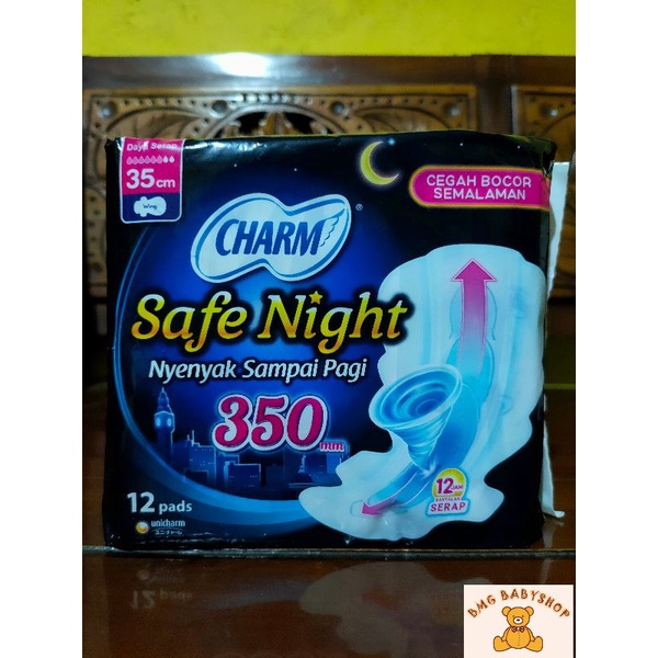 Jual CHARM SAFE NIGHT 35CM ISI 6/12 PADS | Shopee Indonesia