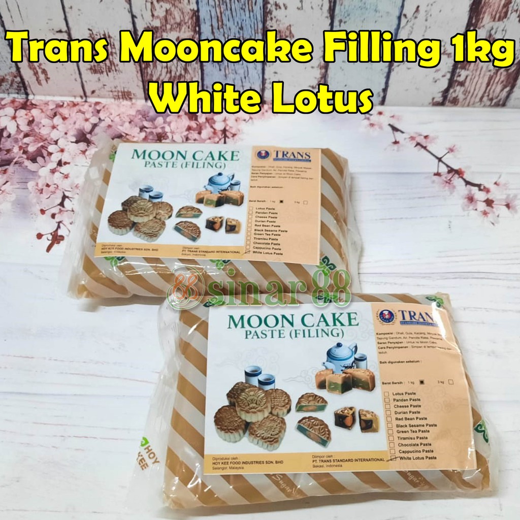 Jual Trans Mooncake Filling White Lotus Paste 1kg | Shopee Indonesia