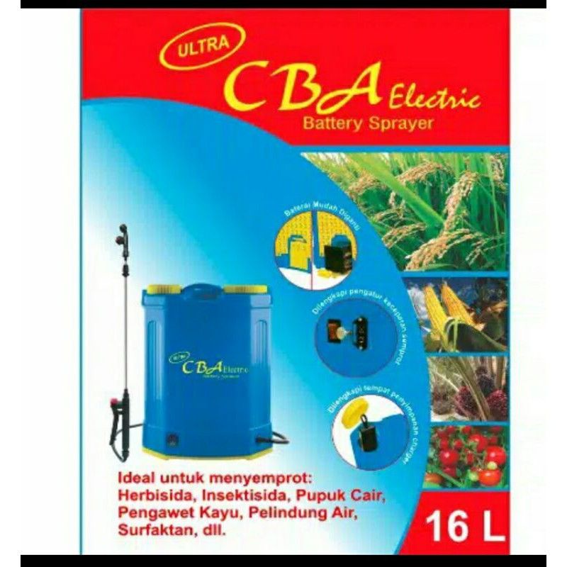 Jual CBA tangki semprot elektrik 16 liter | Shopee Indonesia