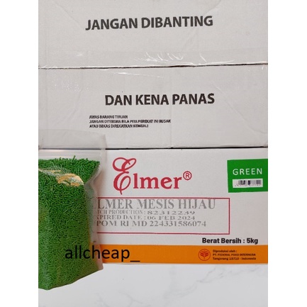 Jual seres ELMER MESIS HIJAU meses butiran warna 200g CERES ELMER GREEN ...