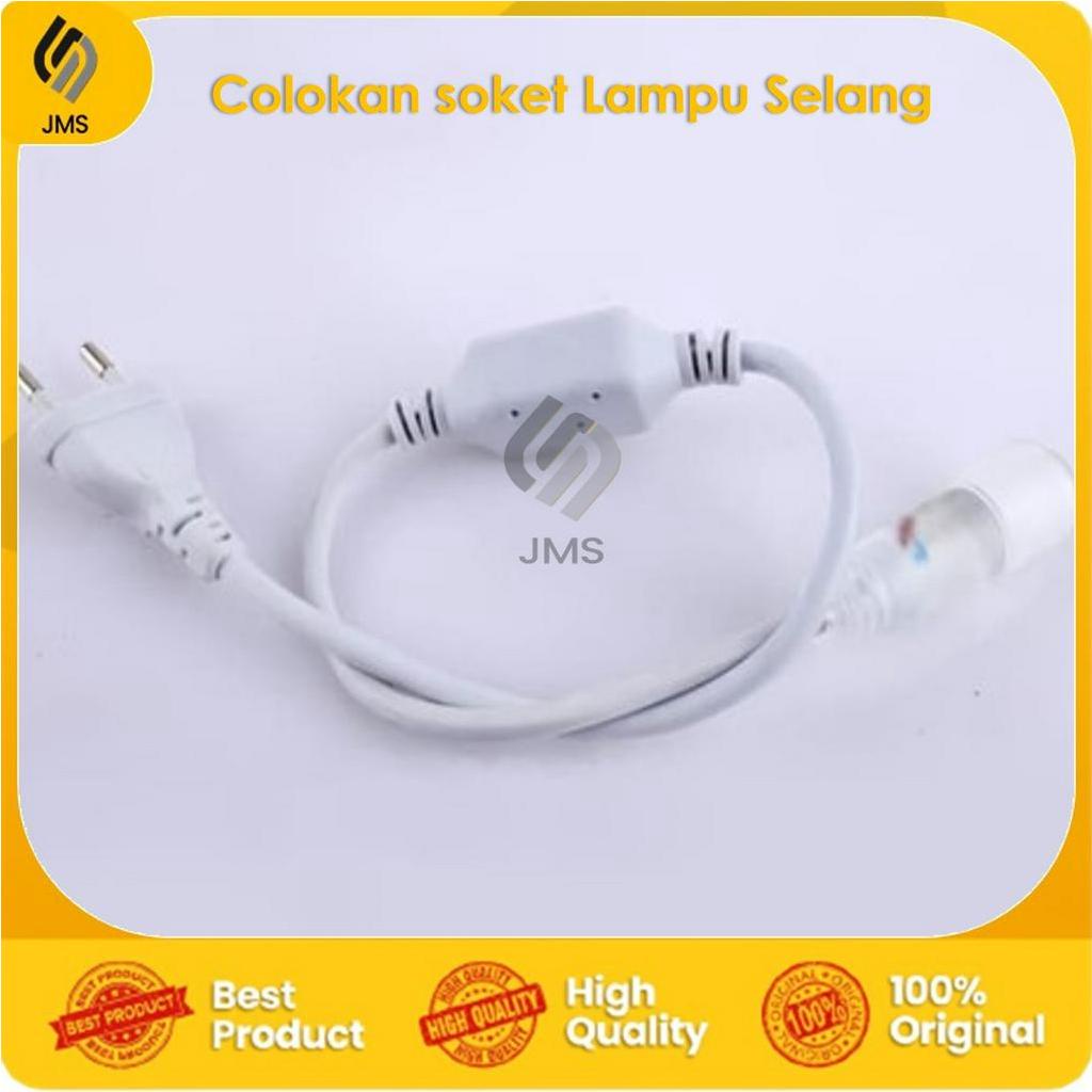 Jual COLOKAN SOKET LAMPU SELANG 5050 / NEON FLEX / LAMPU SELANG 2538 ...