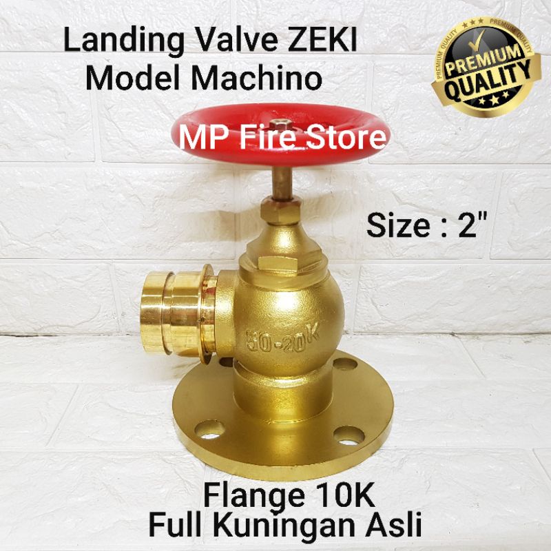 Jual FIRE LANDING HYDRANT VALVE ZEKI 2 in MACHINO FLANGE 10K KRAN ...