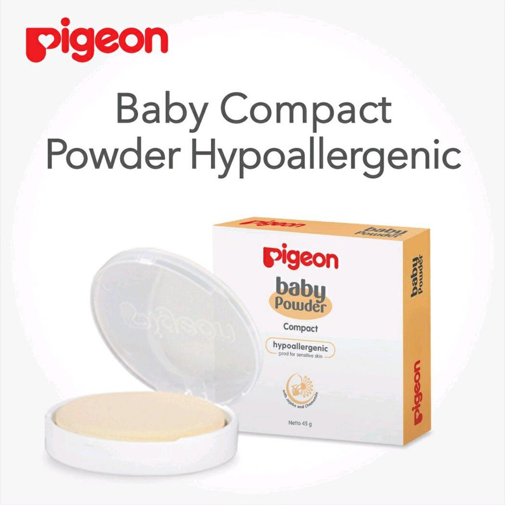 Jual BABY POWDER COMPACT PIGEON HYPOALLERGENIC | Shopee Indonesia