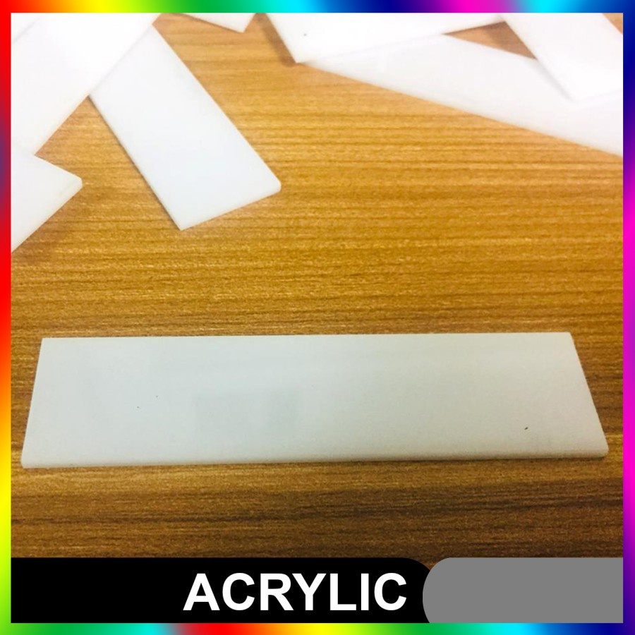 Jual Acrylic/Akrilik Bahan Name Tag 2x8 cm Acrylic/Akrilik 2mm | Shopee ...