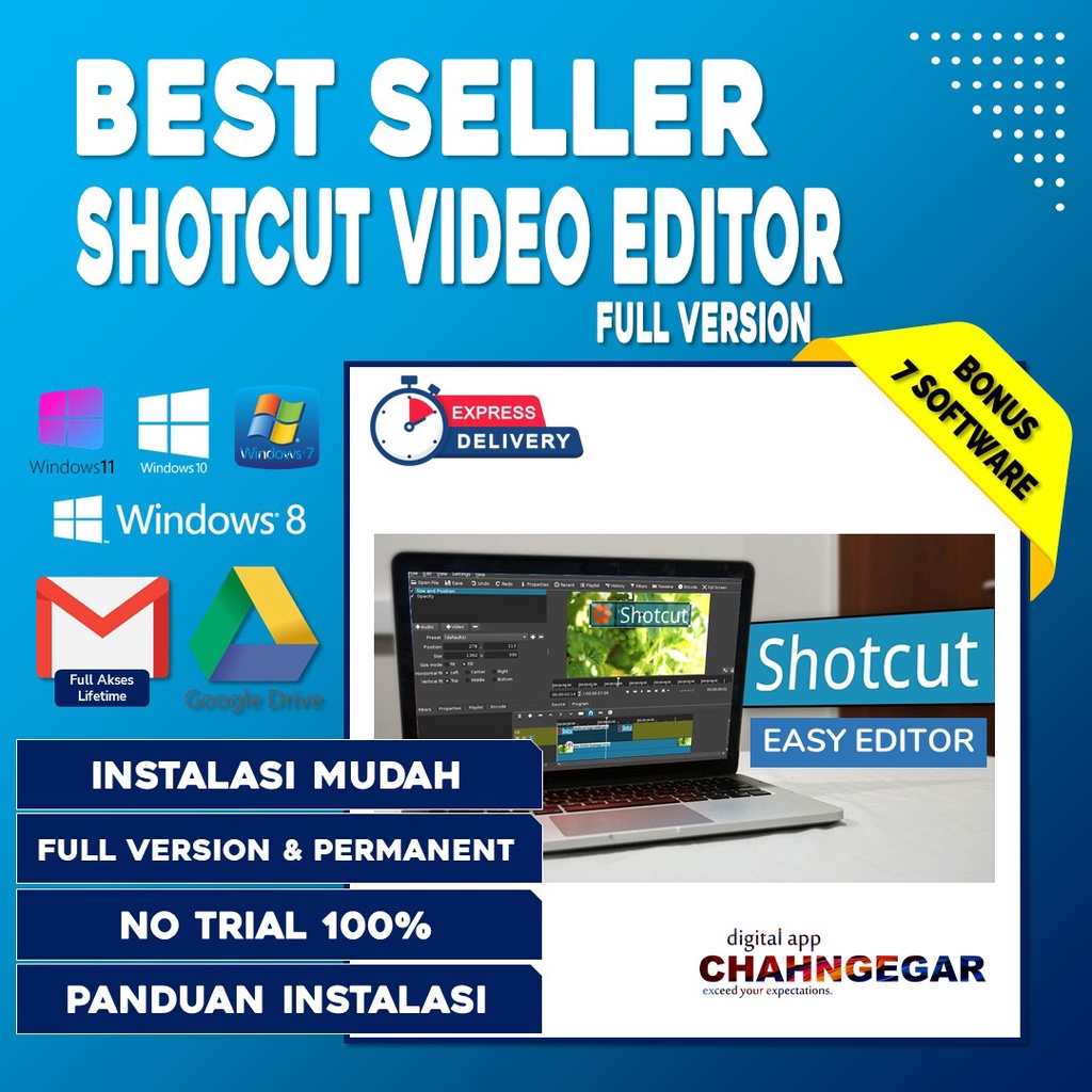 Jual Software Shotcut 24 Video Editor Aplikasi Video Editor PC Penuh Fitur | Shopee Indonesia