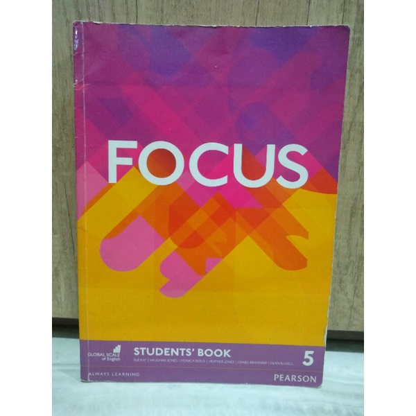 Jual BUKU BAHASA INGGRIS PEARSON FOCUS 5 STUDENT BOOK (SUE KAY, VAUGHAN ...