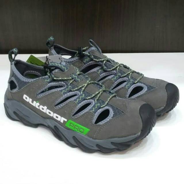 Jual OUTDOOR PRO Sepatu Sandal Gunung Outdoor Pro ALPHA Grey - 100% ORI ...