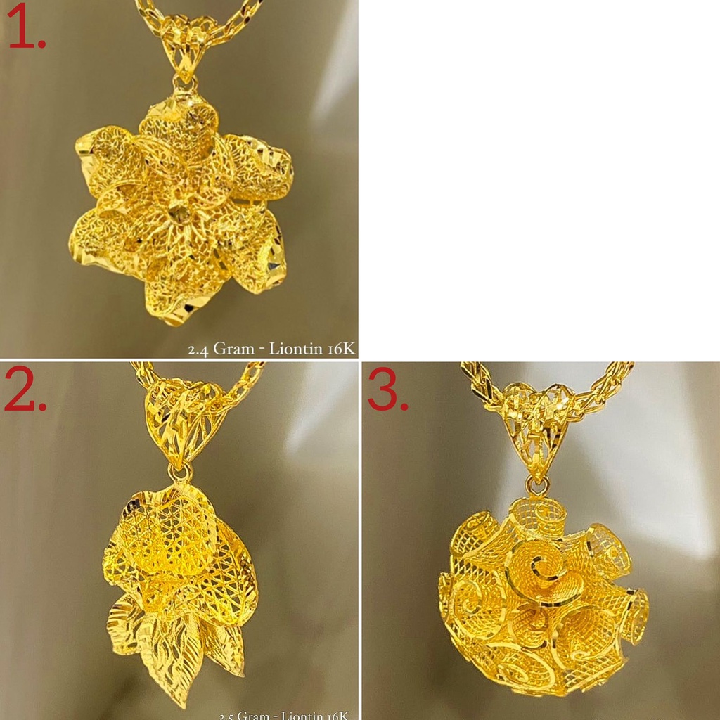 Jual Liontin mainan kalung anak dan dewasa emas asli kadar 700 70 16k ...