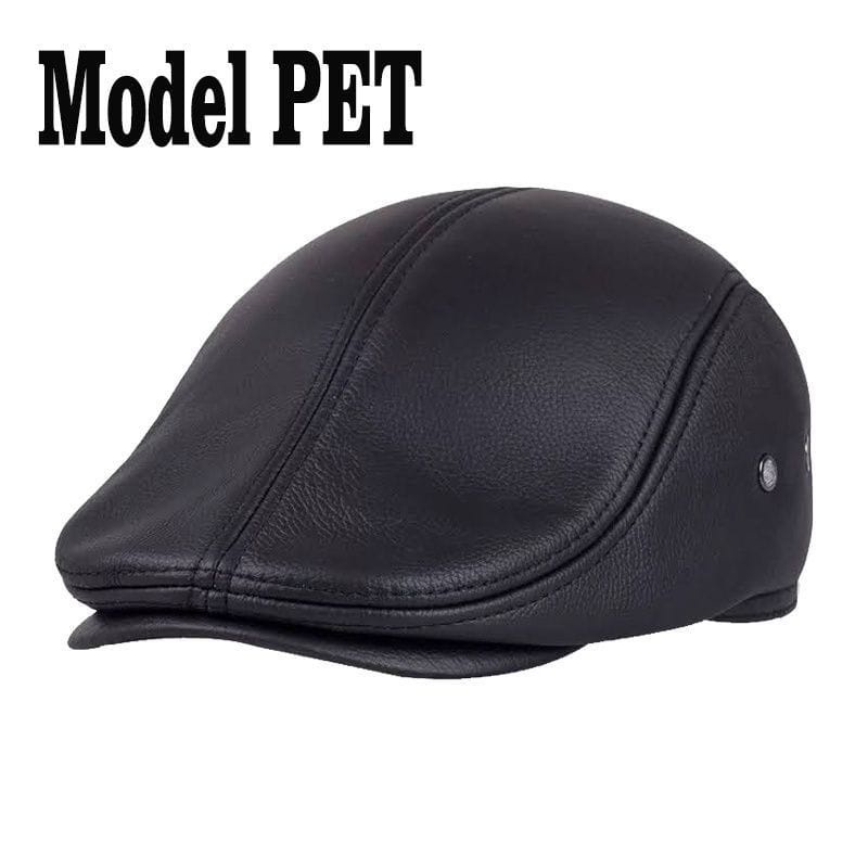 Jual Topi Kulit Pria Newsboy JASPER Jamont Flat Hat Pelukis Copet ...