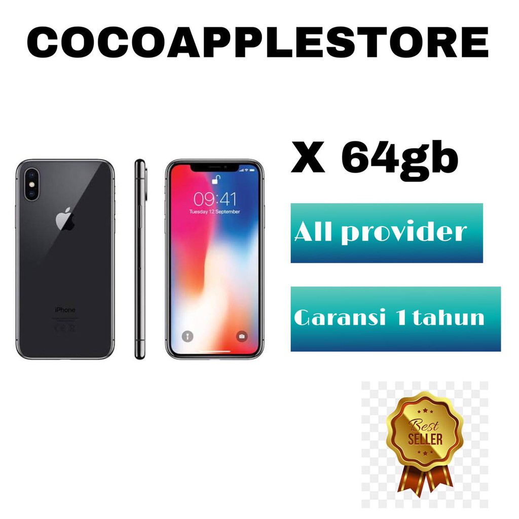 Jual iPhoneX 64GB Bekas All Sim Silent Fullset Original100% Second Mulus Normal LikeNew 3utools ...