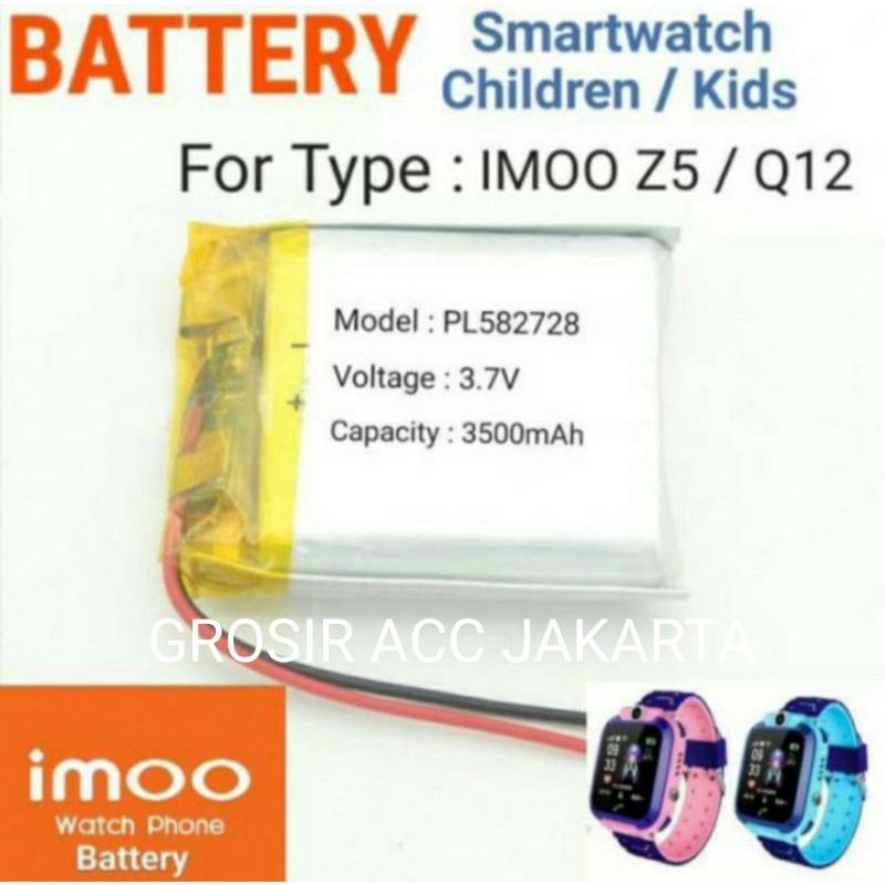 Jual BATERE BATERAI BATTERY BATRE JAM IMO Z5 Q12 JAM ANAK BATRE BATTERY ...