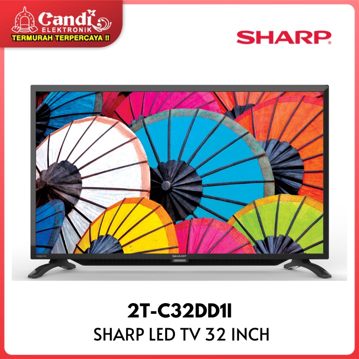 Jual SHARP LED TV 32 inch 2T-C32DD1I Digital USB Movie | Shopee Indonesia
