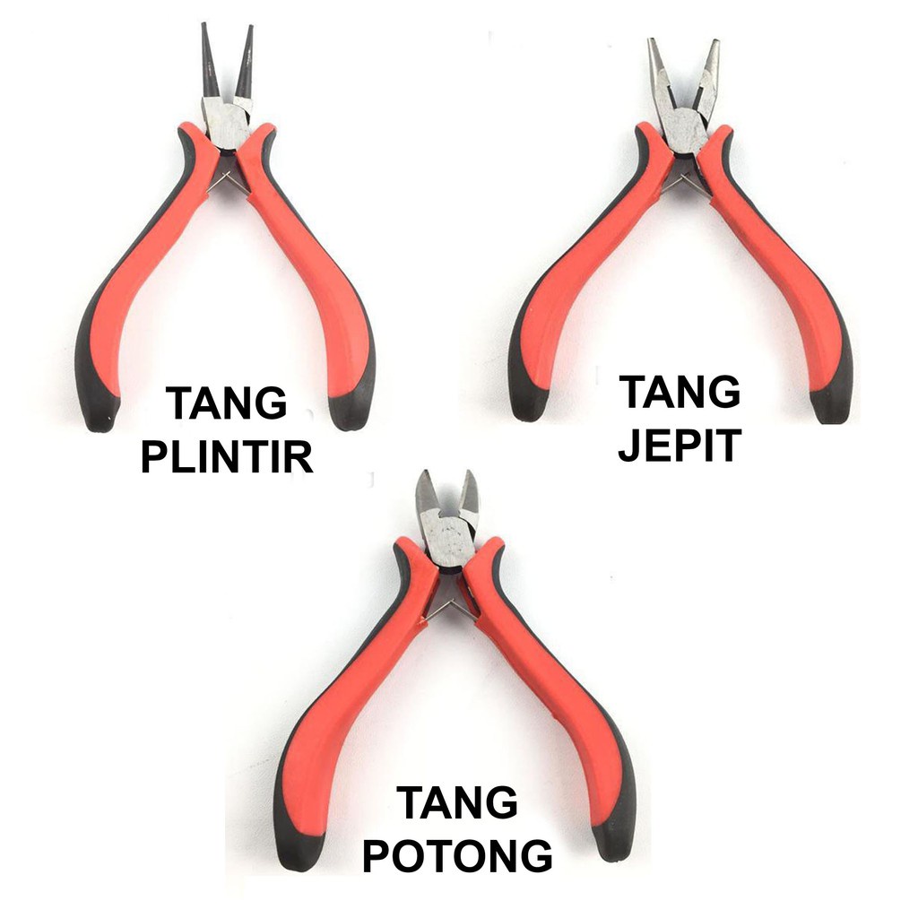 Jual HHS Tang Aksesoris Penjepit / Tang Potong / Tang Pelintir Merah ...