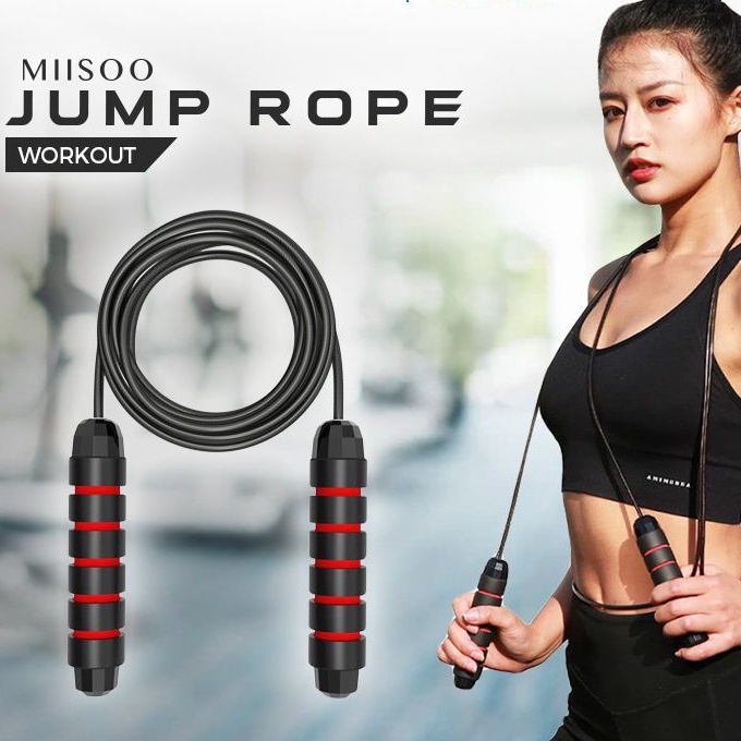 Jual Tali Olahraga MIISOO Jump Rope Skiping Skipping Workout Lompat ...