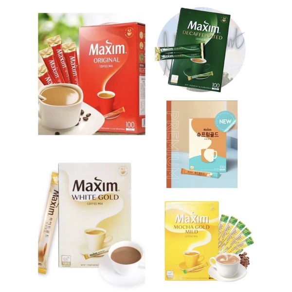 Jual MAXIM COFFEE KOREA ALL VARIANT | Shopee Indonesia