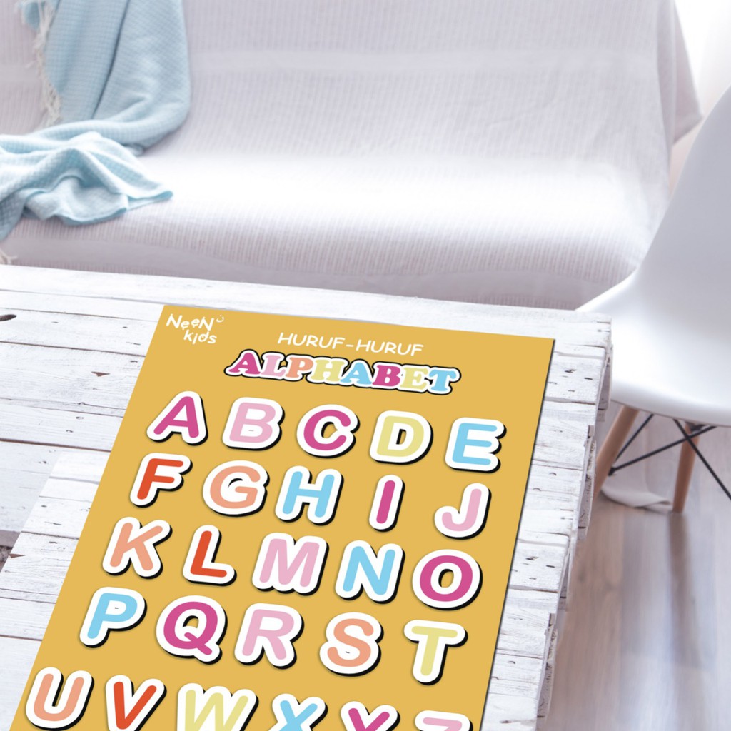 Jual Tunggamart Sticker Dinding Poster Mainan Edukasi Anak Mengenal ...