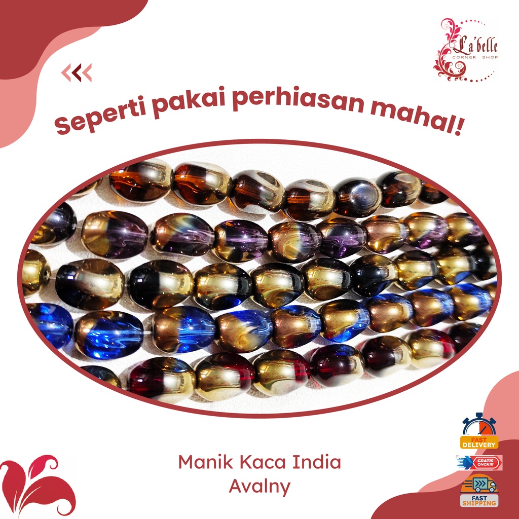 Jual Manik Kaca India - Arachis | Shopee Indonesia