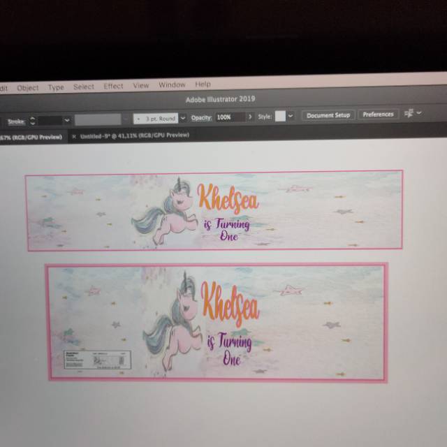 Jual Label susu botol indomilk tema unicorn | Shopee Indonesia