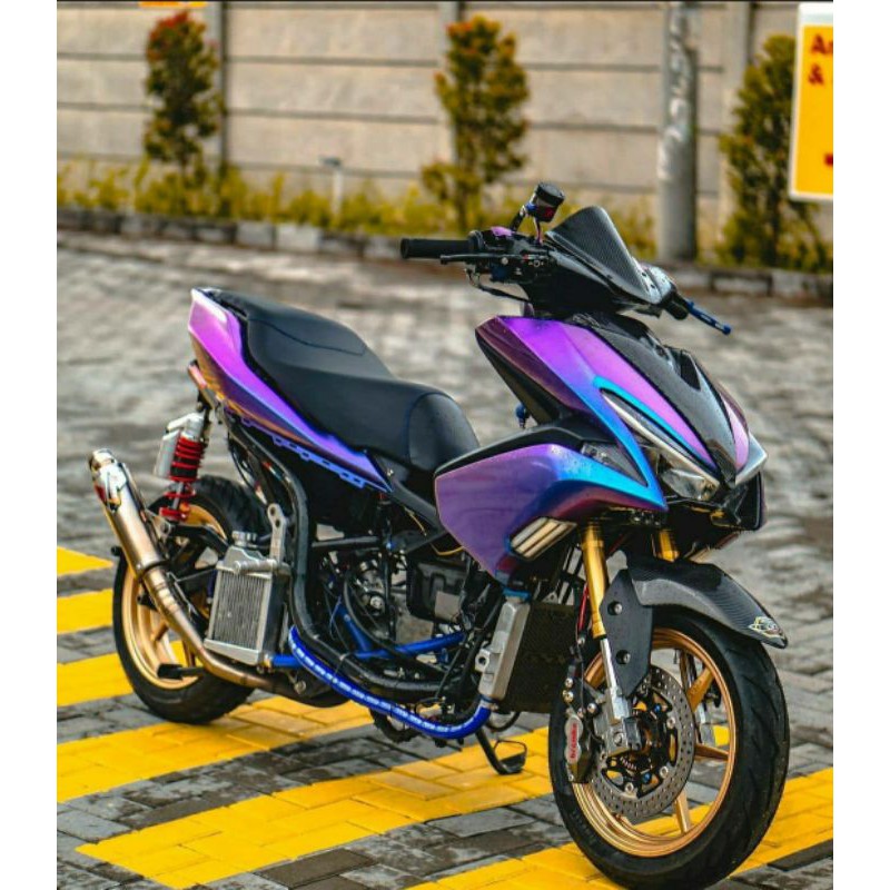 Jual visor aerox 155 winshield aerox connected 2021 | Shopee Indonesia