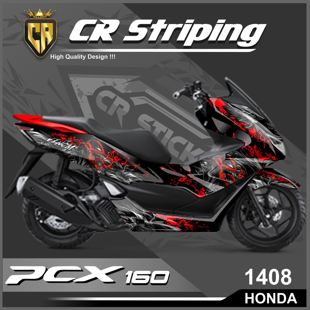 Jual Decal Sticker Custom PCX 160 Full Body Sticker Dekal Skotlet PCX ...