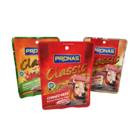 Jual PRONAS Classic Corned Beef 50g - Kornet Daging Sapi Kemasan Sachet ...