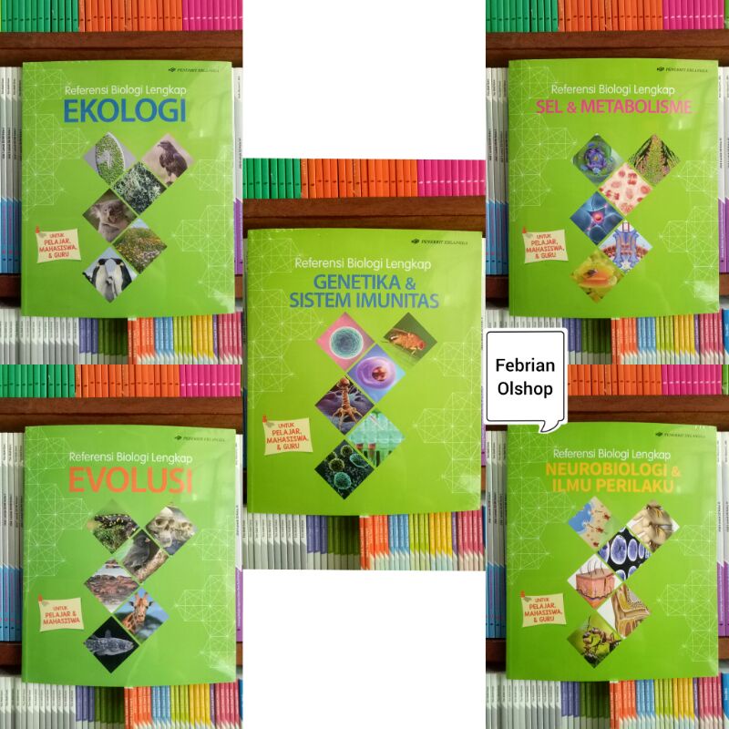 Jual BUKU REFERENSI BIOLOGI LENGKAP EKOLOGI EVOLUSI GENETIKA DAN SISTEM IMUNITAS SEL DAN ...
