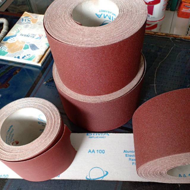 Jual Amplas meteran amplas rol grade 100 | Shopee Indonesia