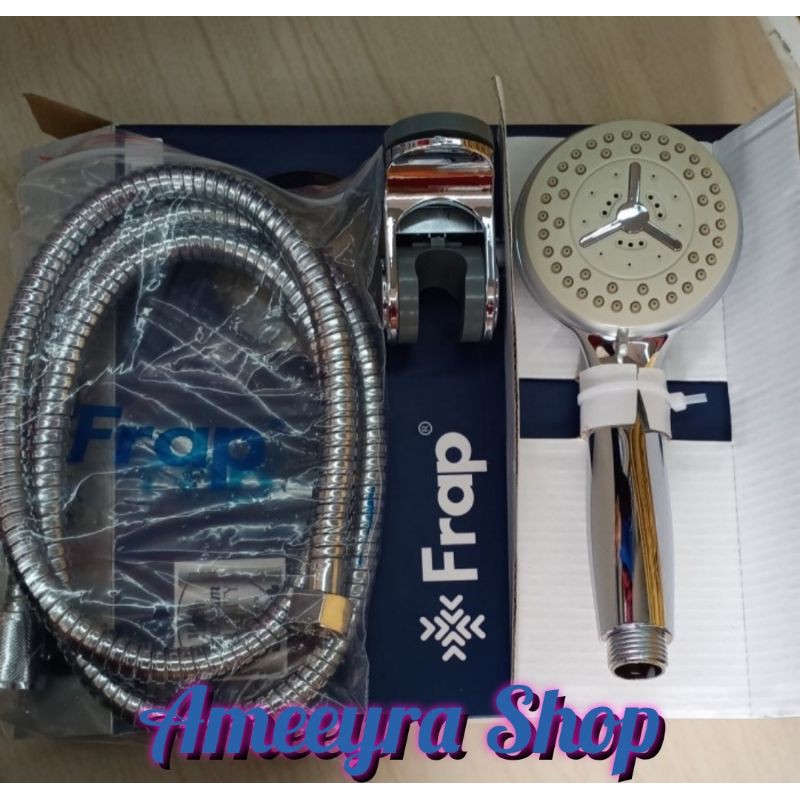 Jual Hand Shower Set Frap IF 309 (Head Shower + Selang + Holder) | Shopee Indonesia